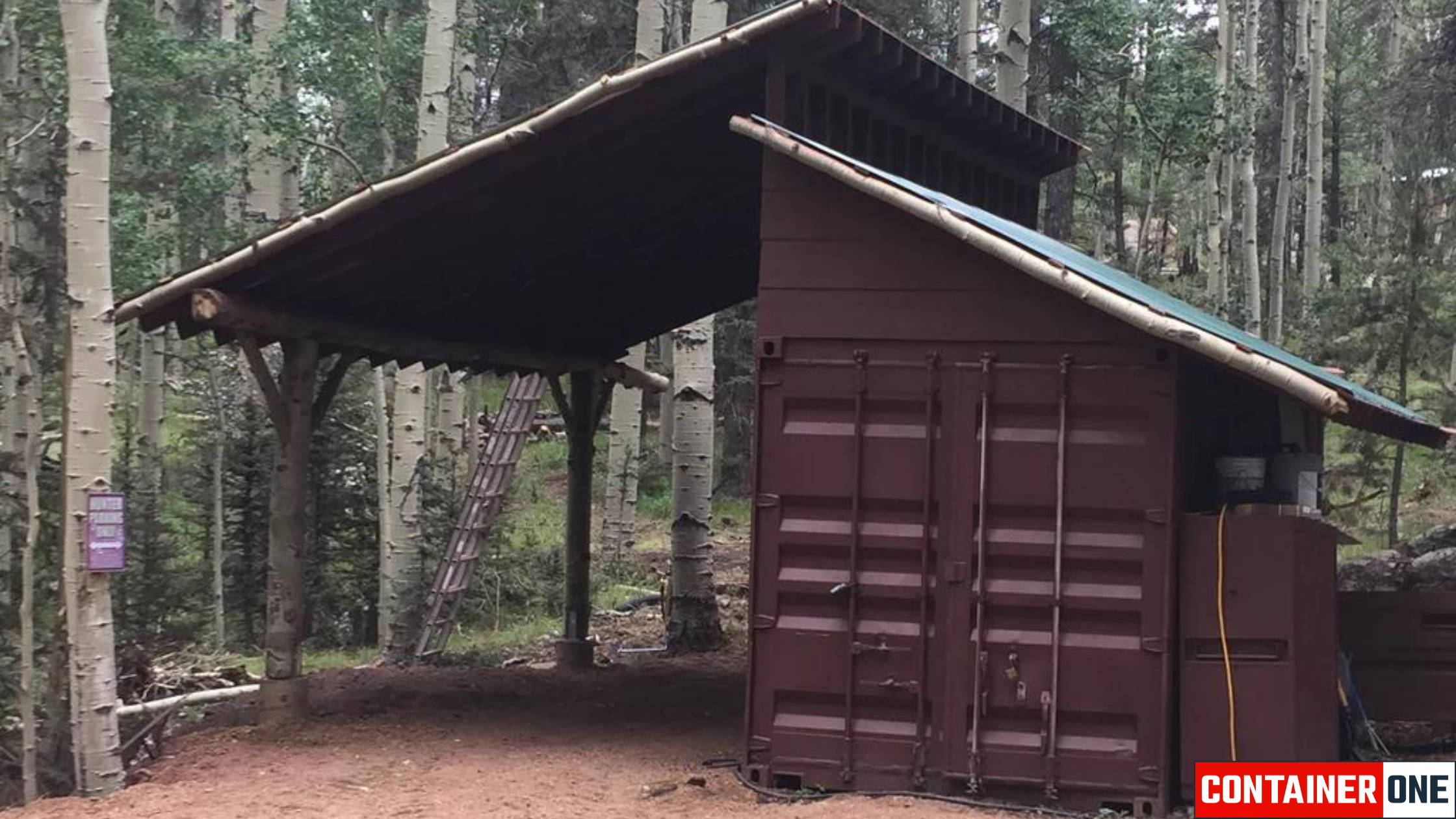 12 Epic Shipping Container Garage and Carport Ideas